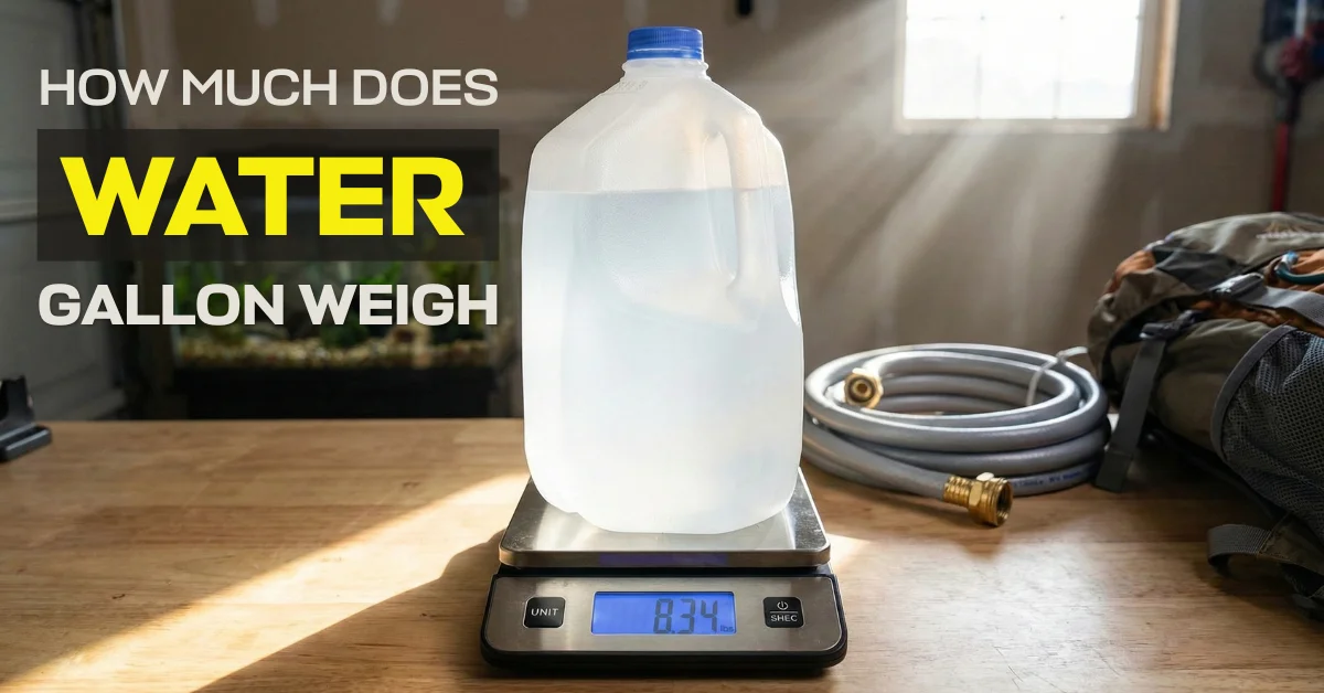 How Much Does a Gallon of Water Weigh? US vs Imperial