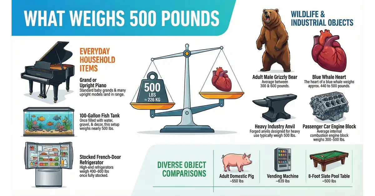 What Weighs 500 Pounds? 11 Common Things that Weigh 500 lbs